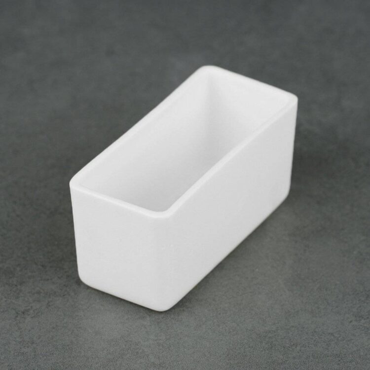 SS200T Crucible | Rectangular Alumina Crucible 450ml Capacity | Almath