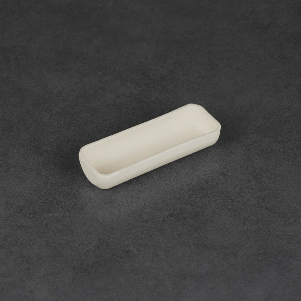Round Bottom Boat Crucibles, Alumina or Zirconia - Almath Crucibles Ltd.