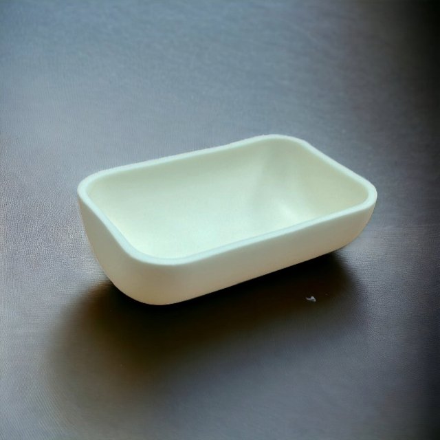 SRX98 Crucible | Alumina Boat Round Bottom 110ml Capacity