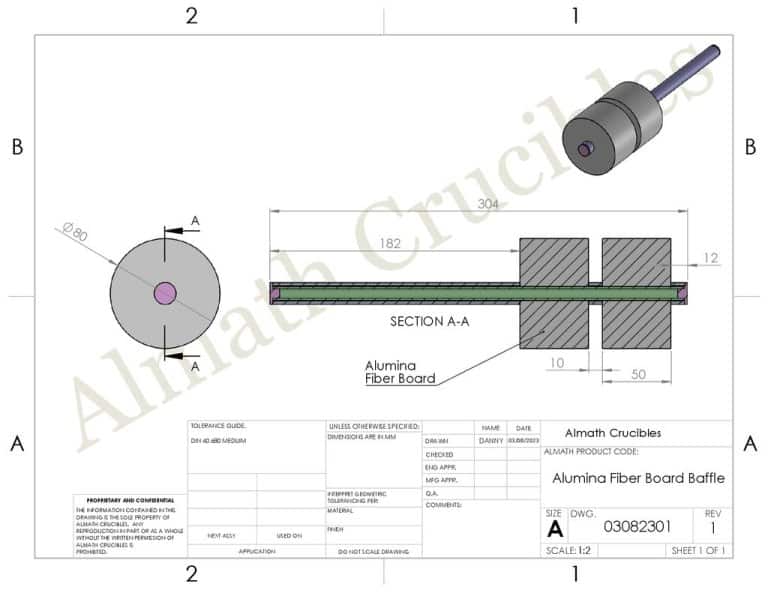 Radiation Shields (Baffles) - Almath Crucibles Ltd.