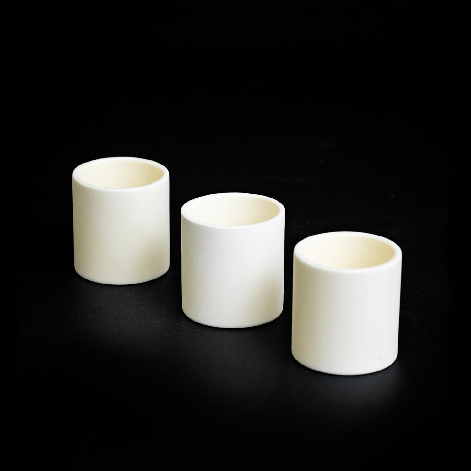 CC47 Cylindrical Alumina Crucible 55ml - Almath Crucibles Ltd.